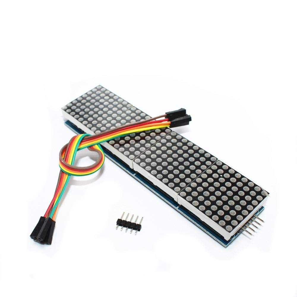 MAX7219 Module 4-in-1 8X8 LED Matrix Module Red - Akson Store